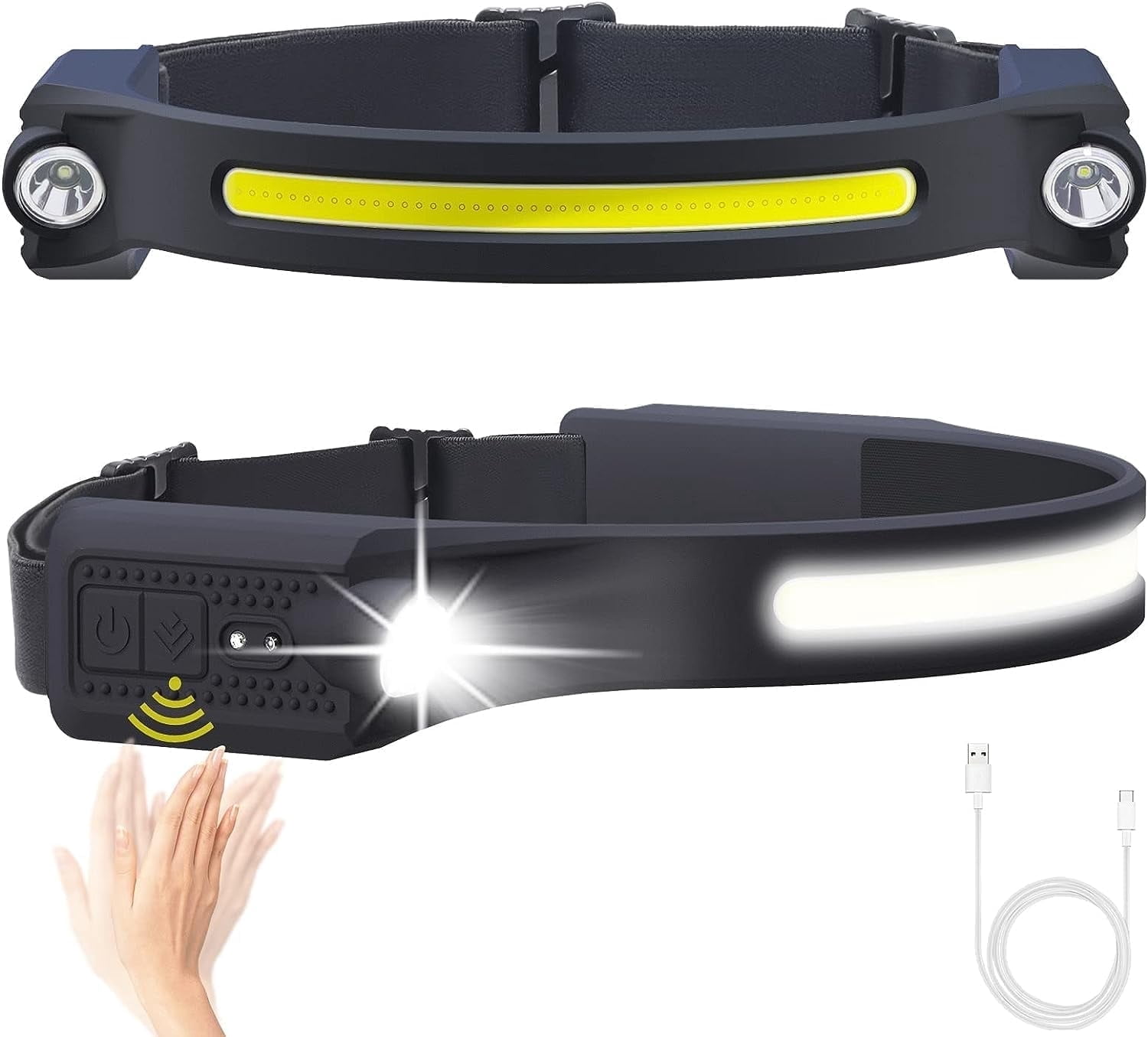 2 Pack AlpsWolf Super Bright Headlamps, LED Head Lamp for Camping ...
