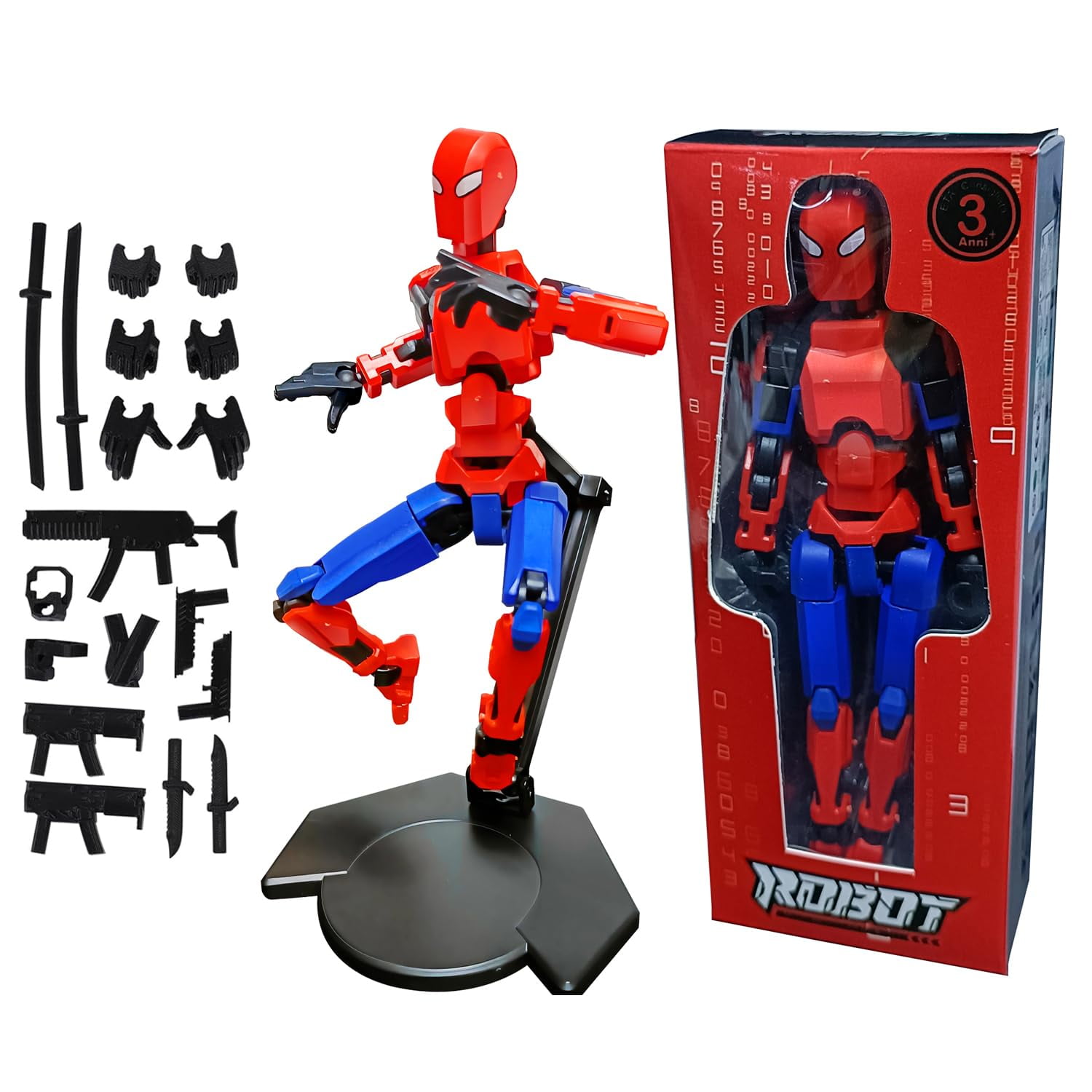 Already Assembled T13 Action Figure with Holder,Titan 13 Action Figure ...