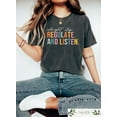 Alright Stop Regulate and Listen Shirt, Counselor Shirt, Sensory ...