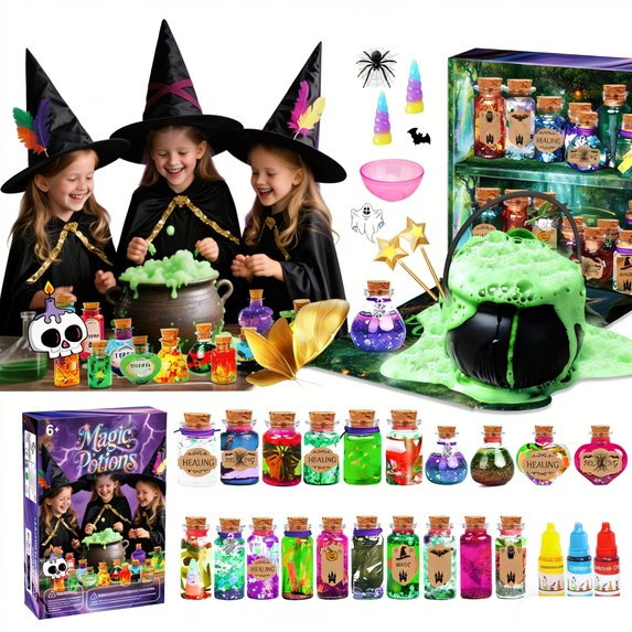 Fairy Mixies Potion Kits for Kids, 20 Bottles Magic DIY Mixies Potions ...