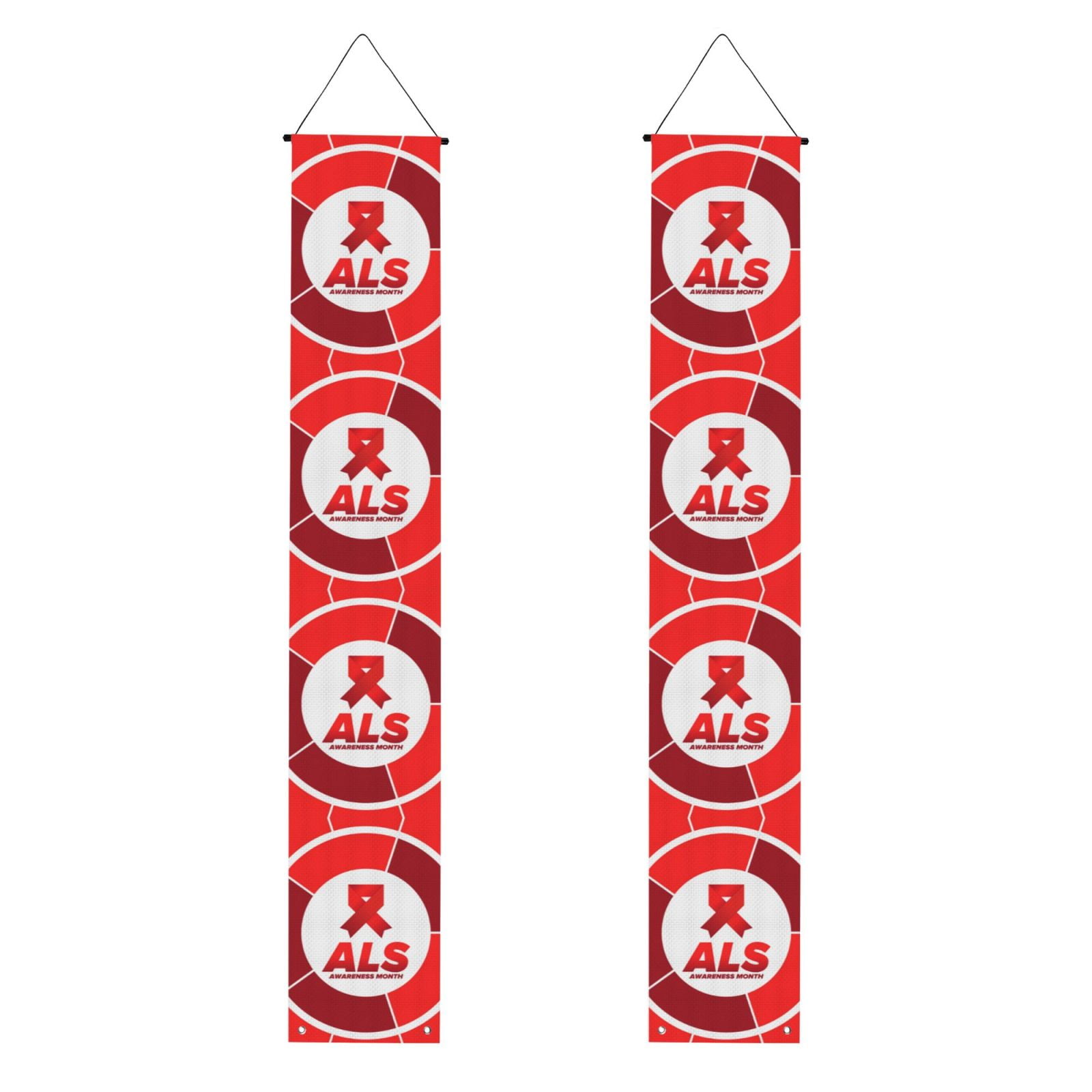 Als Awareness Month Door Banner Decor Porch Banner Party Hanging Flag ...