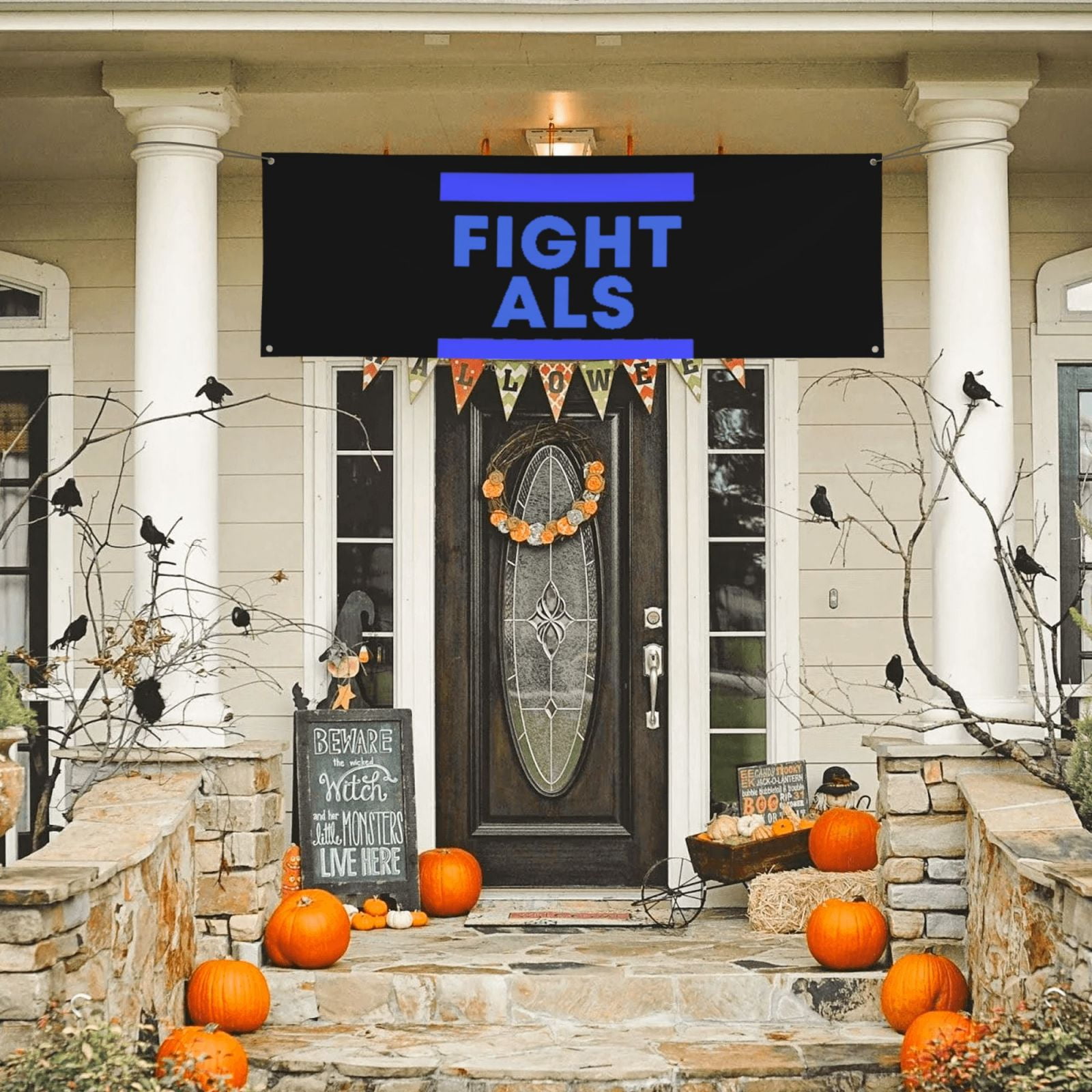 Als Awareness Month Large Banner Party Decorations Sign Banner Party ...