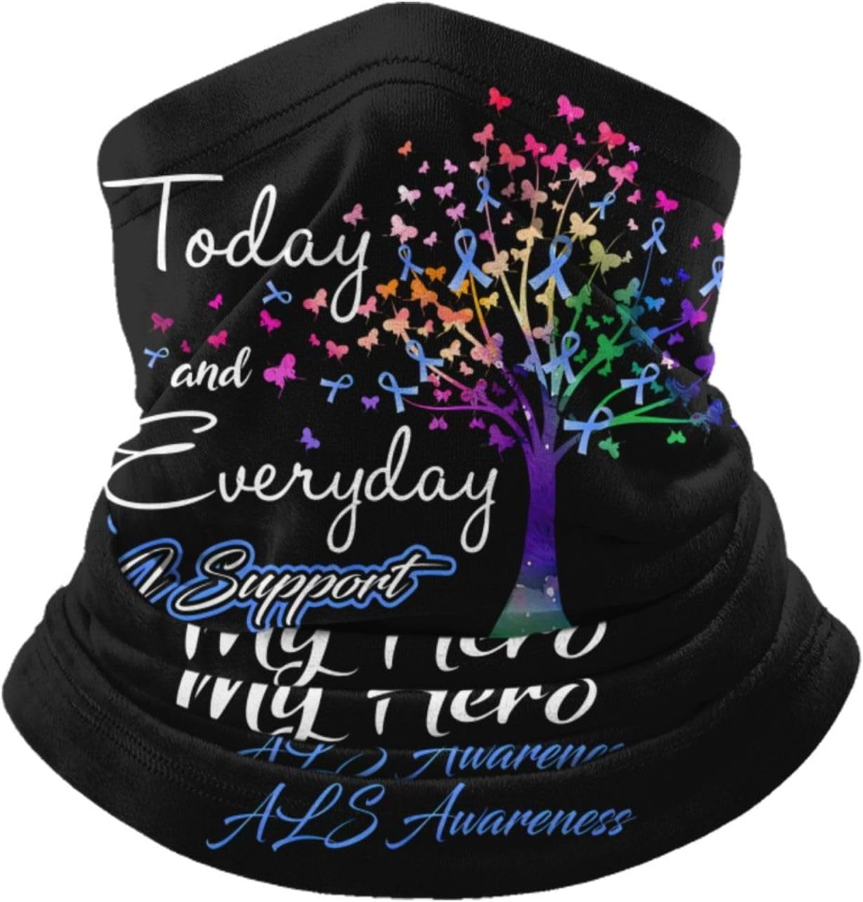 Als Awareness Neck Warmer Headwear Face Scarf Mask Balaclava - Walmart.com