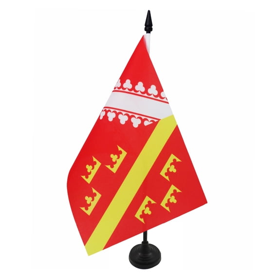 Alsace Old Table Flag 5'' x 8'' plastic stick and base - Walmart.com