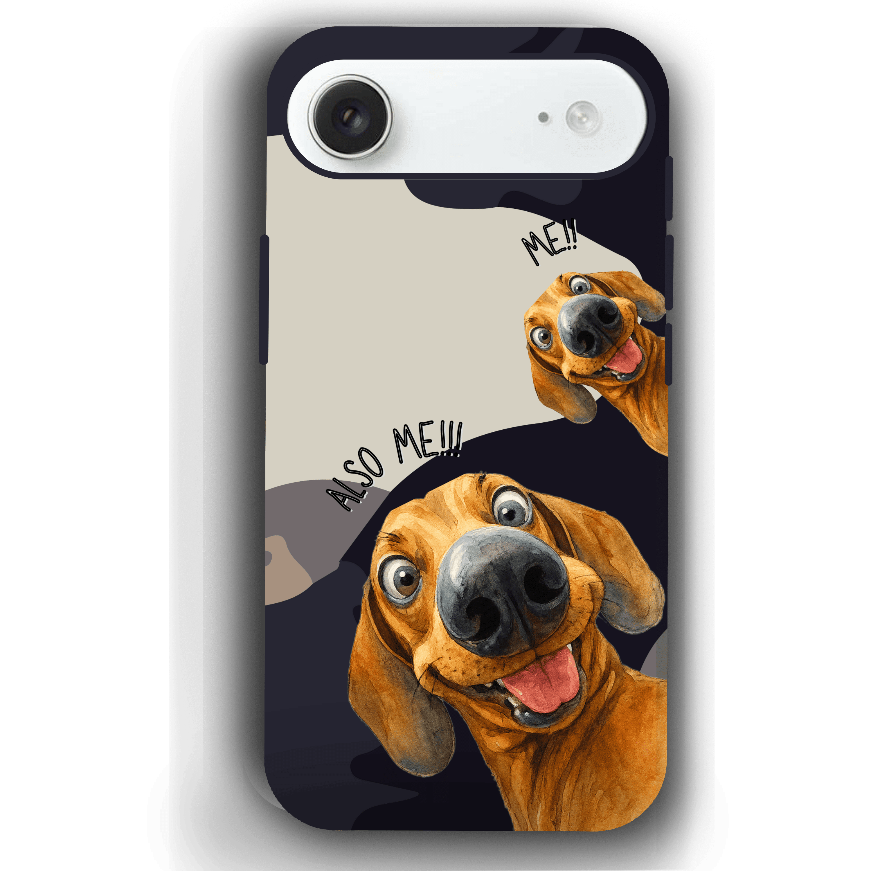 "Also Me" Design Custom Pet iPhone 17 Case – 4 Colors & 4 Patterns ...