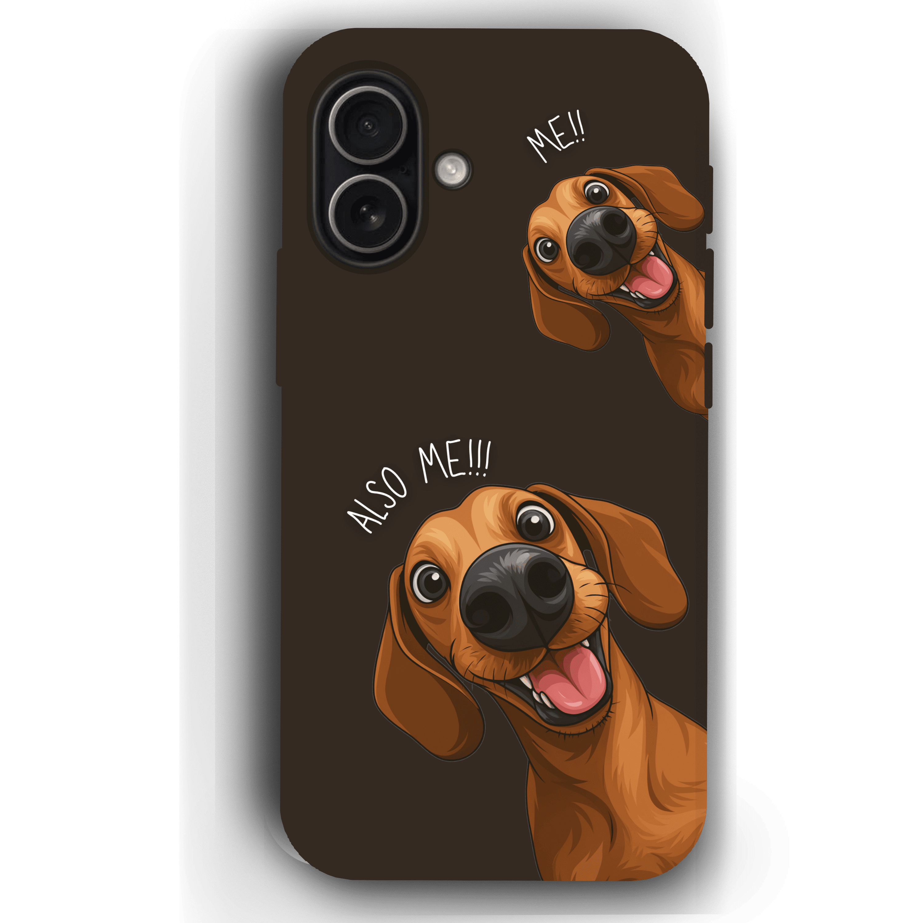 "Also Me" Design Custom Pet iPhone 17 Case – 4 Colors & 4 Patterns ...