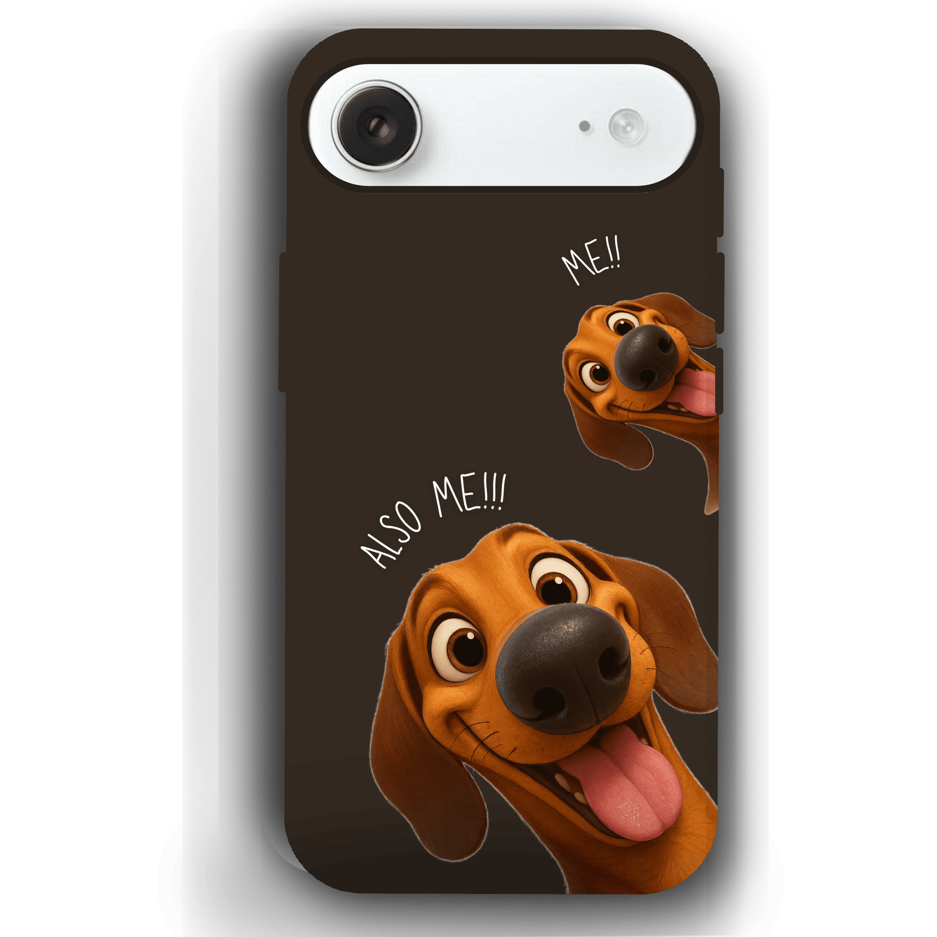 "Also Me" Design Custom Pet iPhone 17 Case – 4 Colors & 4 Patterns ...