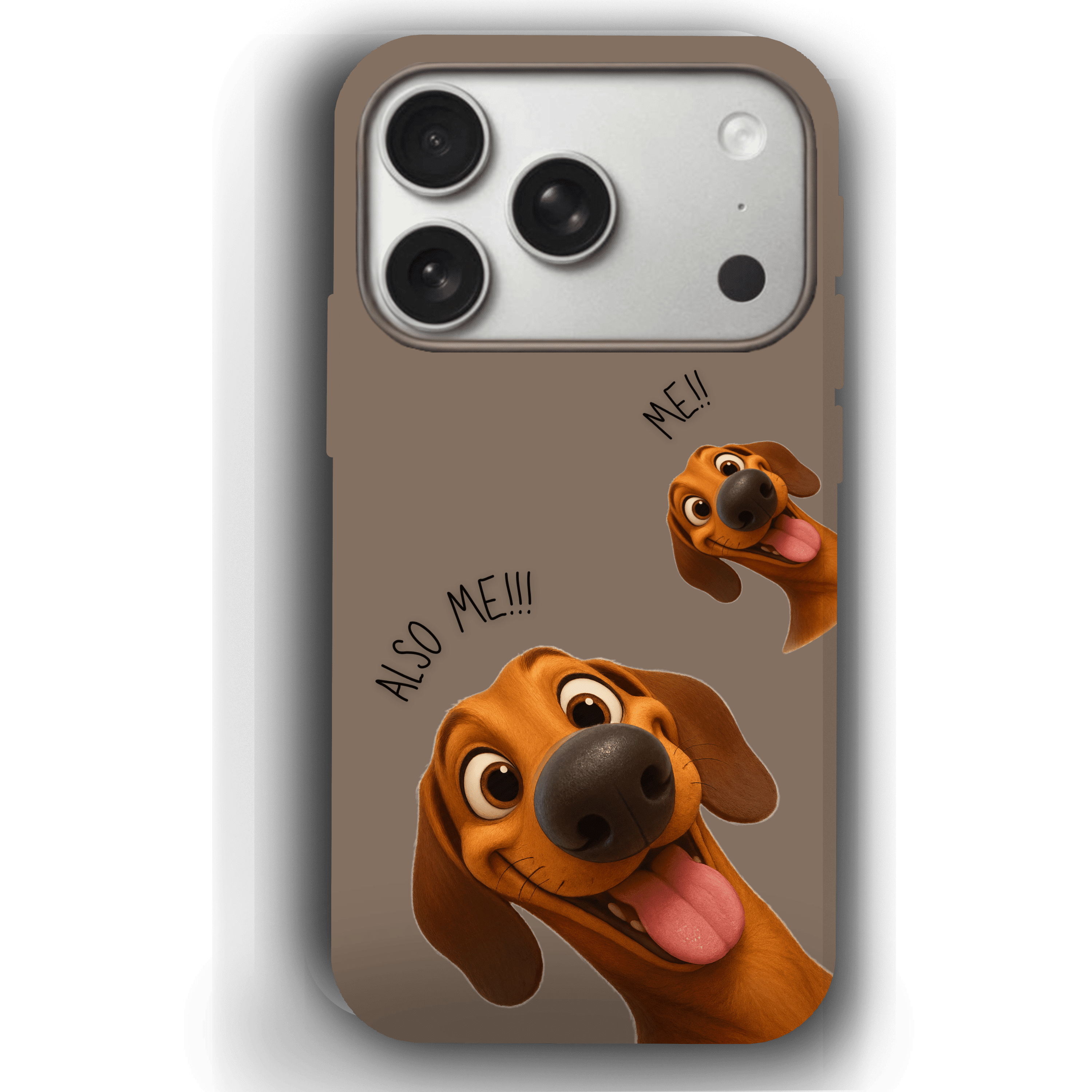 "Also Me" Design Custom Pet iPhone 17 Case – 4 Colors & 4 Patterns ...