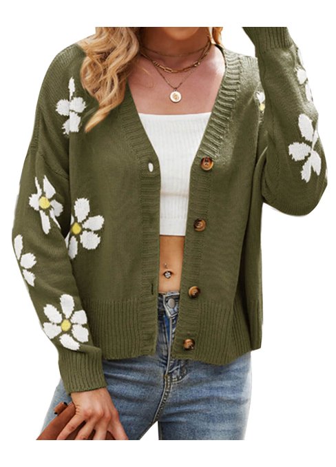 SHOWMALL Women's Plus Cardigans Lightweight Open Front Cardigans 3/4 ...
