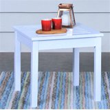 Alston Solid Wood Patio Side Table White Finish - Walmart.com