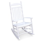 Alston Solid Wood Porch Rocking Chair White Finish - Walmart.com