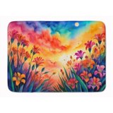 Alstroemerias in Color Memory Foam Kitchen Mat 27 in x 19 in - Walmart.com