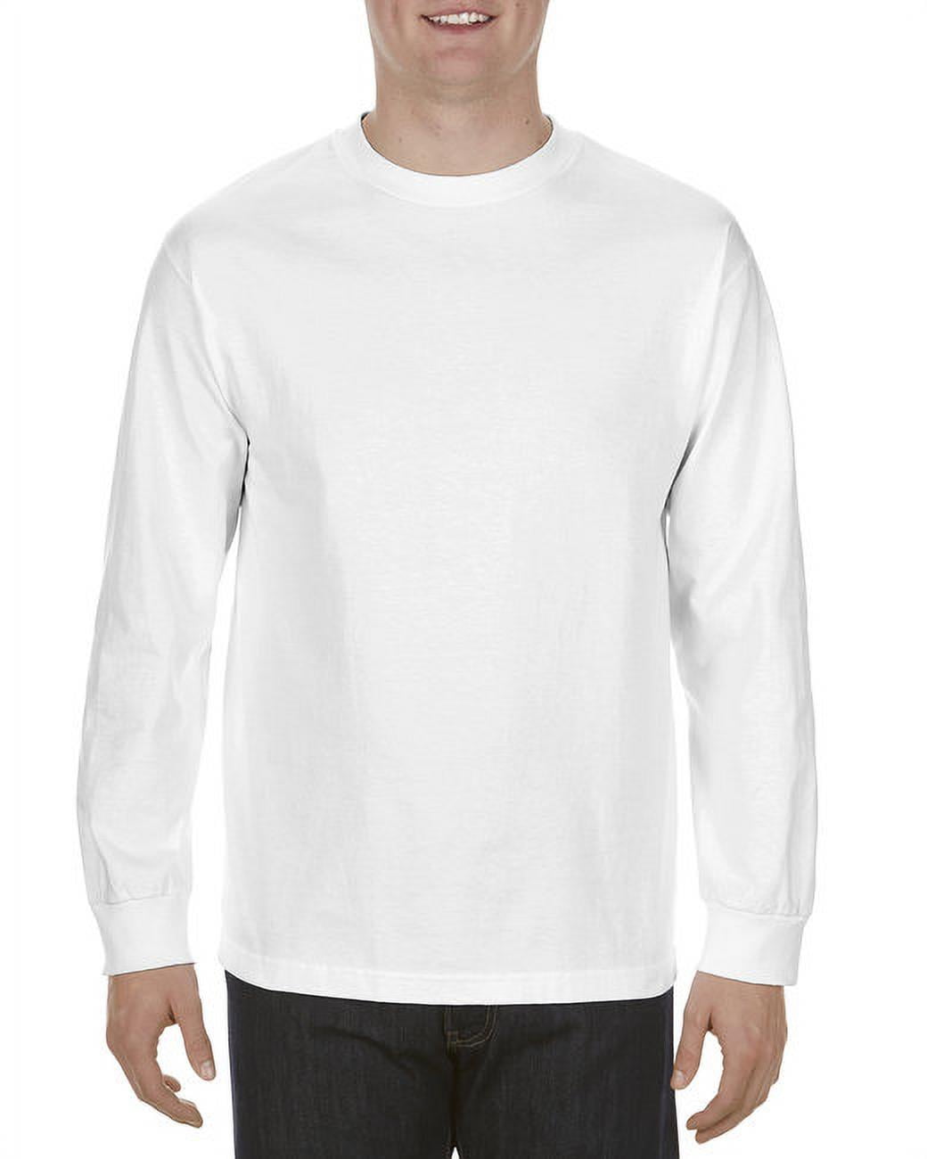 Alstyle AL1304 Adult 6.0 oz., 100% Cotton Long-Sleeve T-Shirt - Walmart.com