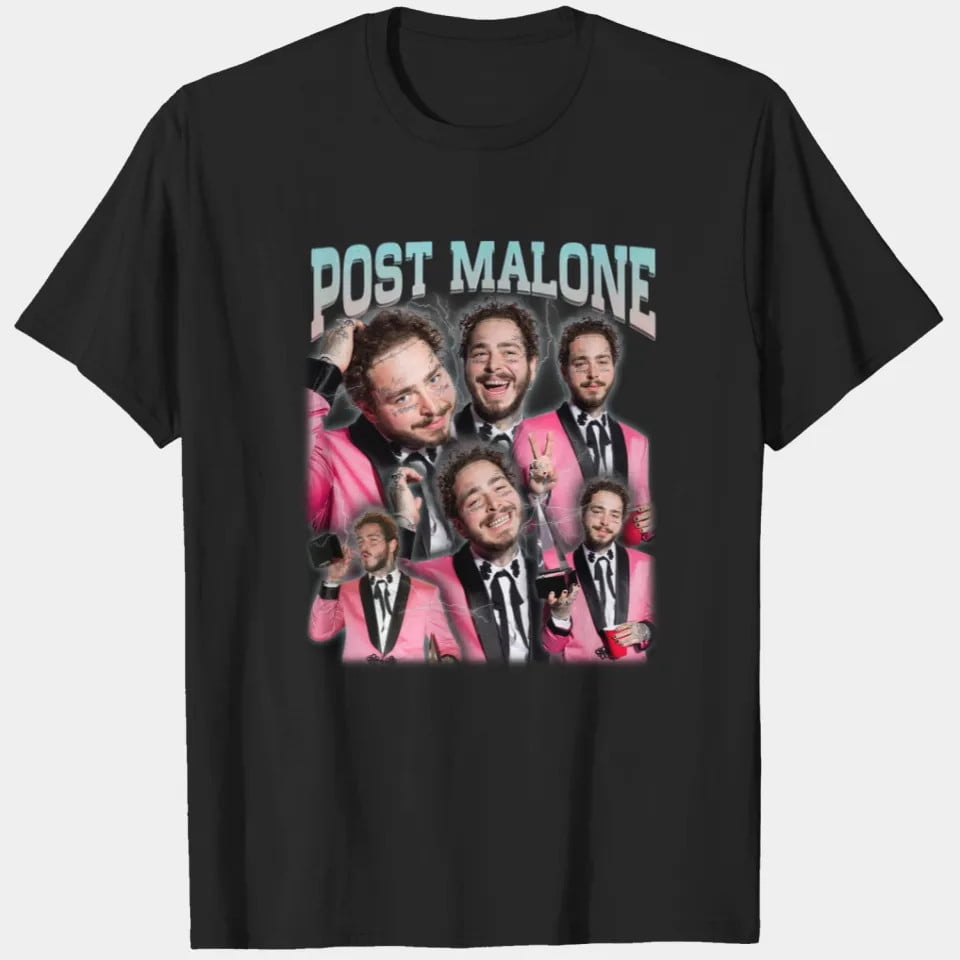 Alt-Pop Artist Pink-Suit Portrait Graphic Shirt - Walmart.com