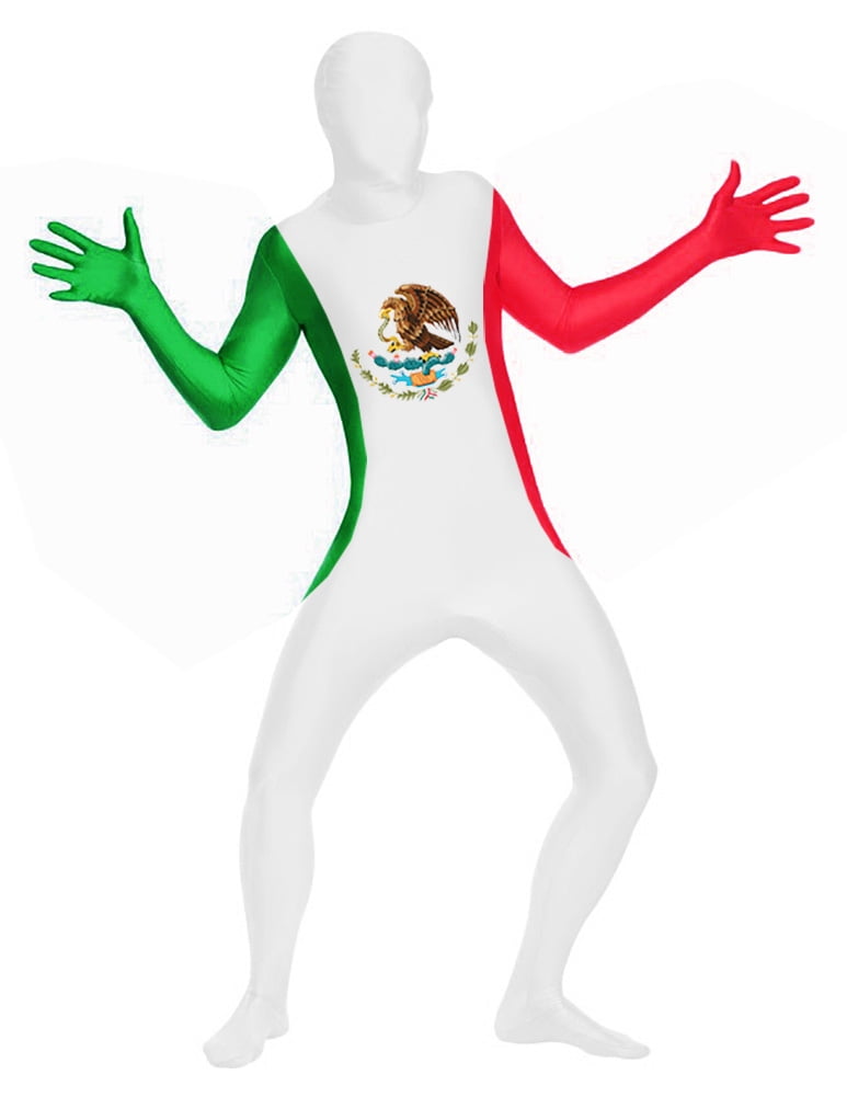AltSkin Full Body Spandex World Cup Zentai Suit - Mexico Flag Design ...