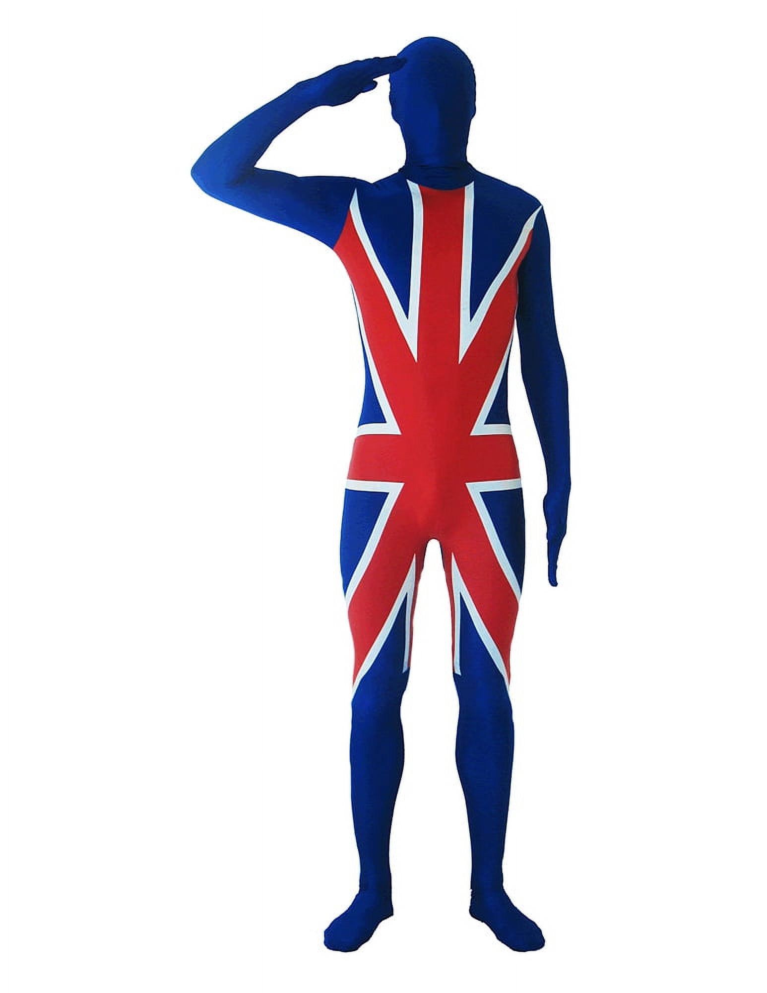 AltSkin Full Body Spandex World Cup Zentai Suit - UK Flag Design ...