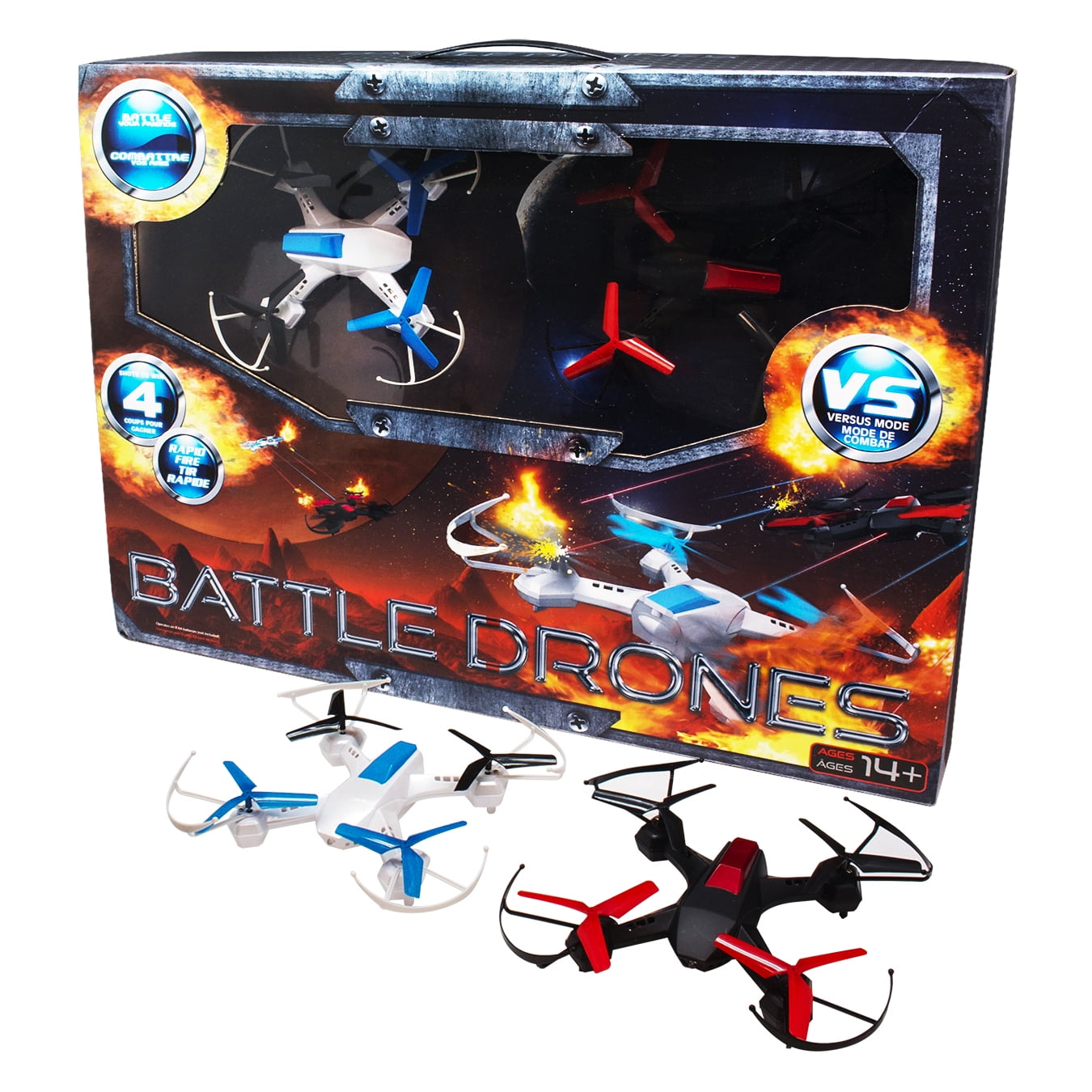 ALTA Beginner Game Starter 2.4 GHz RC Battle Drones with 360° Fighting ...