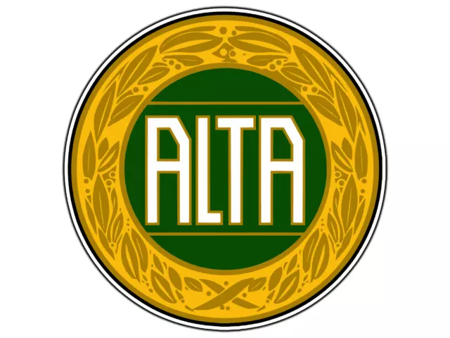 Alta Automobile Logo Waterproof Sticker Phone Decal Water Bottle ...