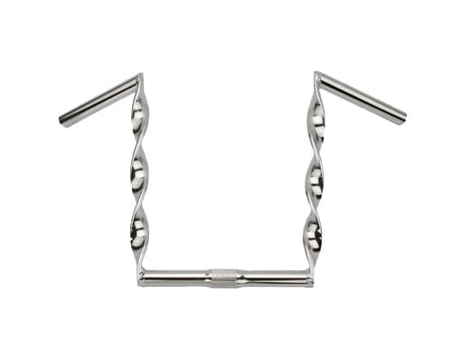 Alta Bicycle Lowrider Flat Twisted Bike Handle Bars 25.4mm, Multiple ...