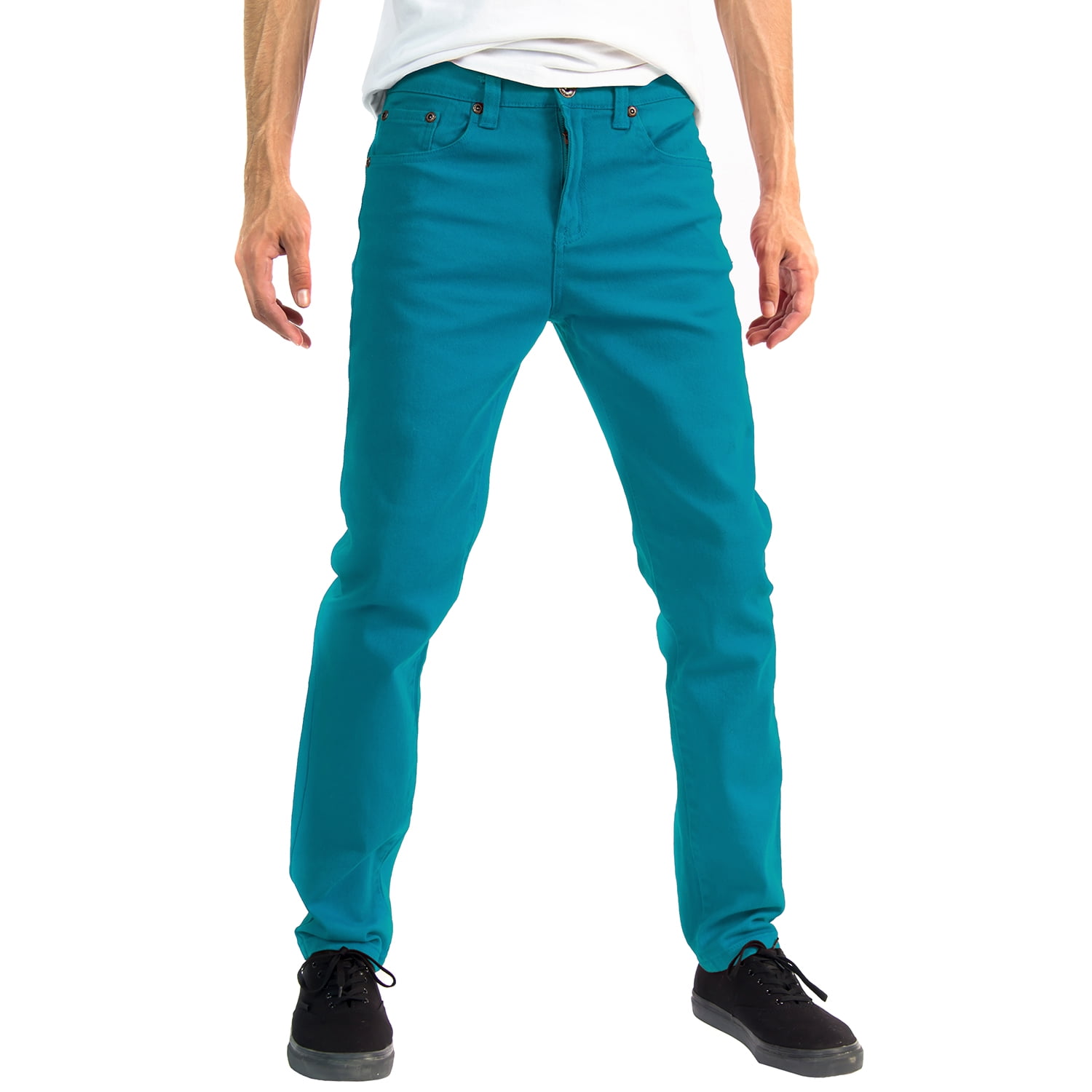 Alta Men Designer Fashion Slim Skinny Fit Stretch Denim Jeans Pants ...