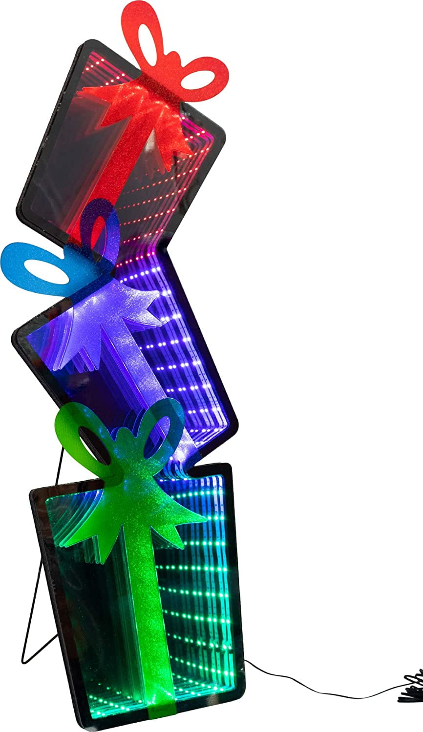 Alta Innova Gift Stack Electric Lights Christmas Indoor/Outdoor ...