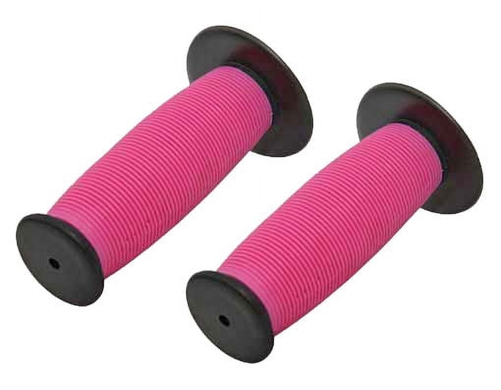 Alta Mushroom Two-Tone Bike Grips, (Black/Pink) - Walmart Business Supplies