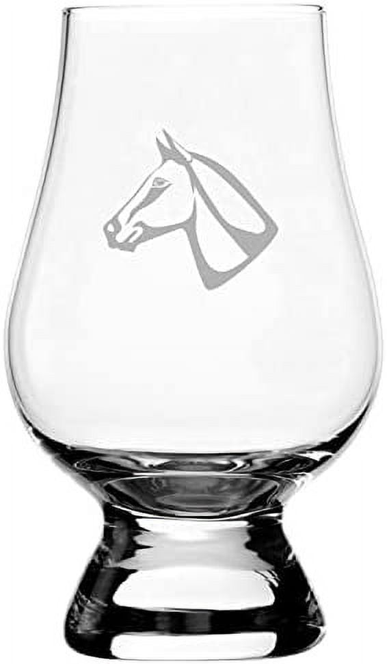 Altai Face Horse Themed Etched 6.5oz Glencairn Whisky Glass - Walmart.com