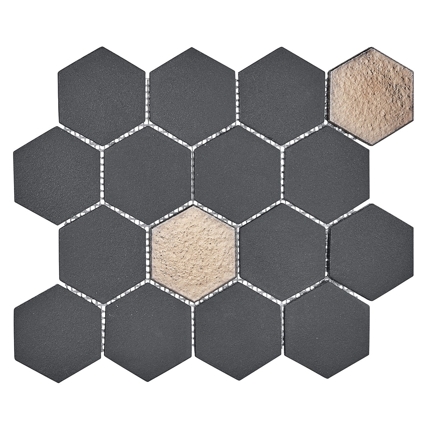 Altair Lugo Lava Stone Mosaic Floor and Wall Tile Sample - Walmart.com