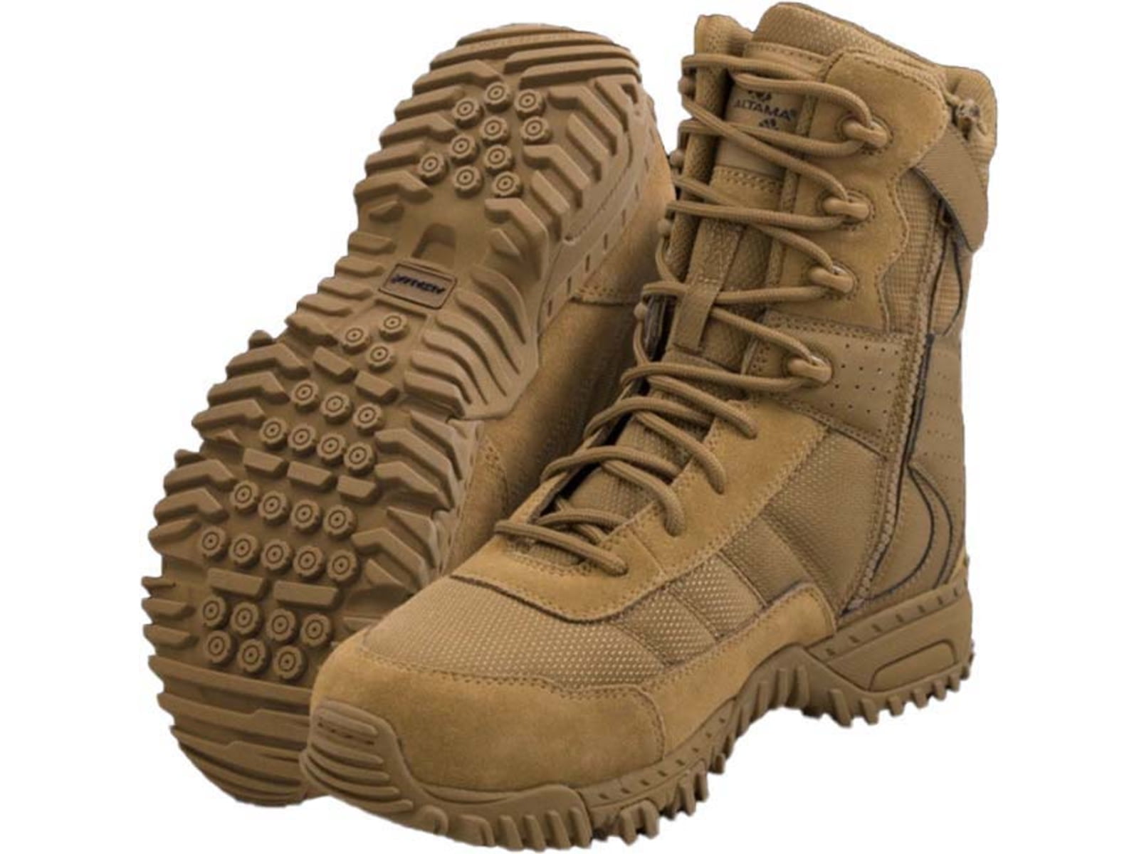 Altama Vengeance 8in Slip Resistant Side-Zip Boot - Mens, 10.5, Coyote ...