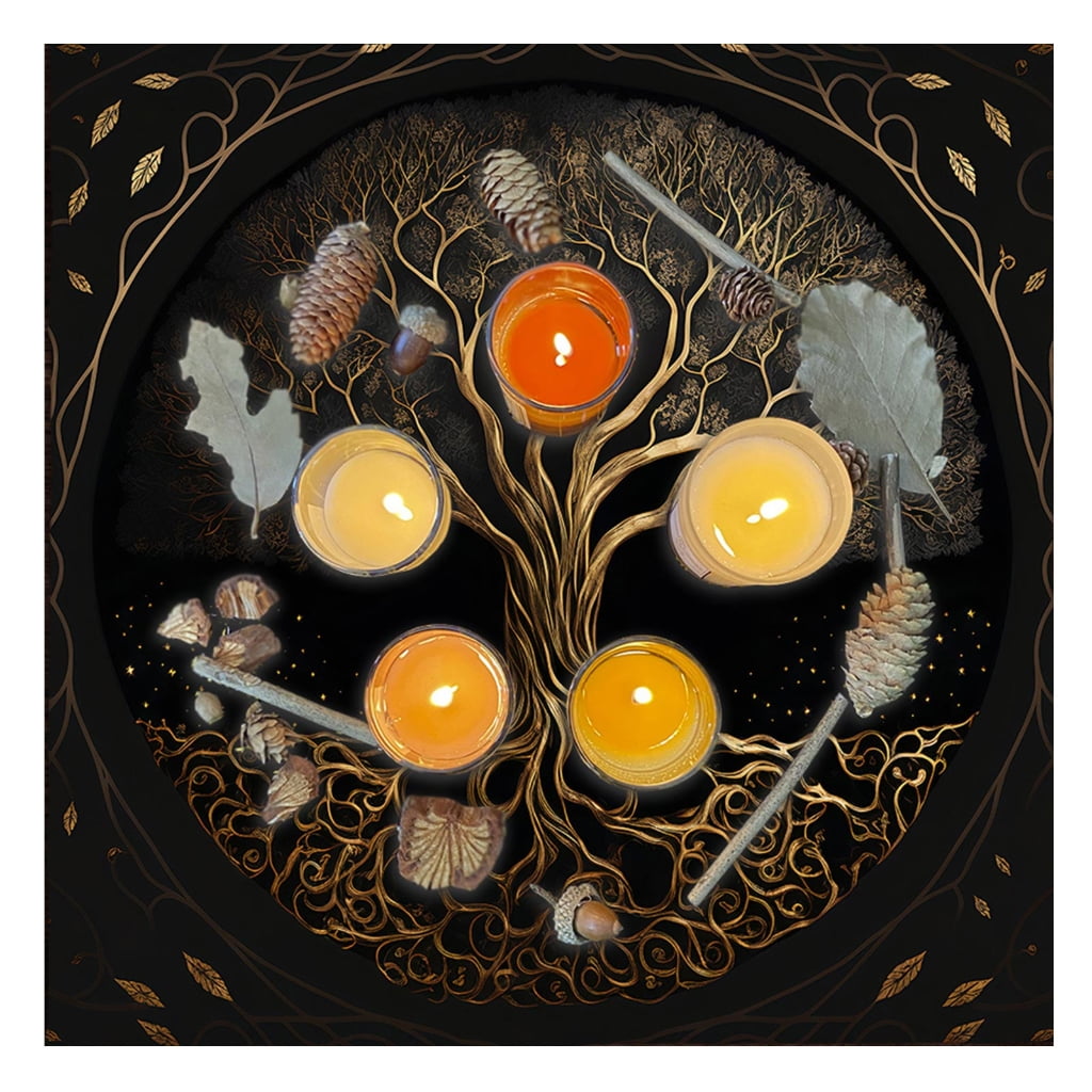 Altar Cloth Tarot Mat Table Cloth Witchcraft Square Alter Wiccan ...