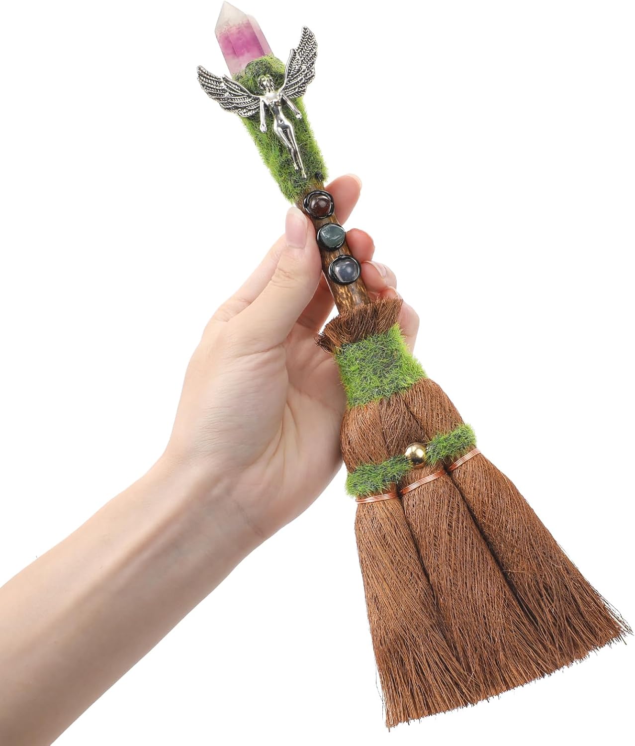 Altar Supplies Witch Broom - Wiccan Supplies and Tools Moss Wiccan ...