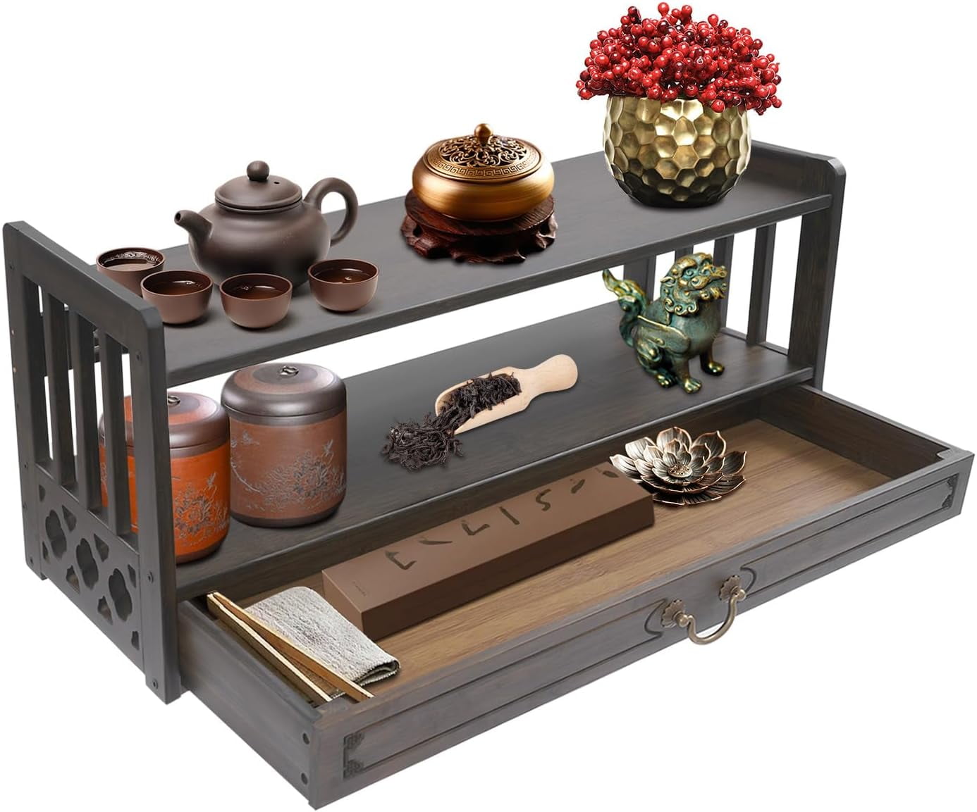 Altar Table with Drawer, Meditation & Floor Table, Tatami Coffee Table ...