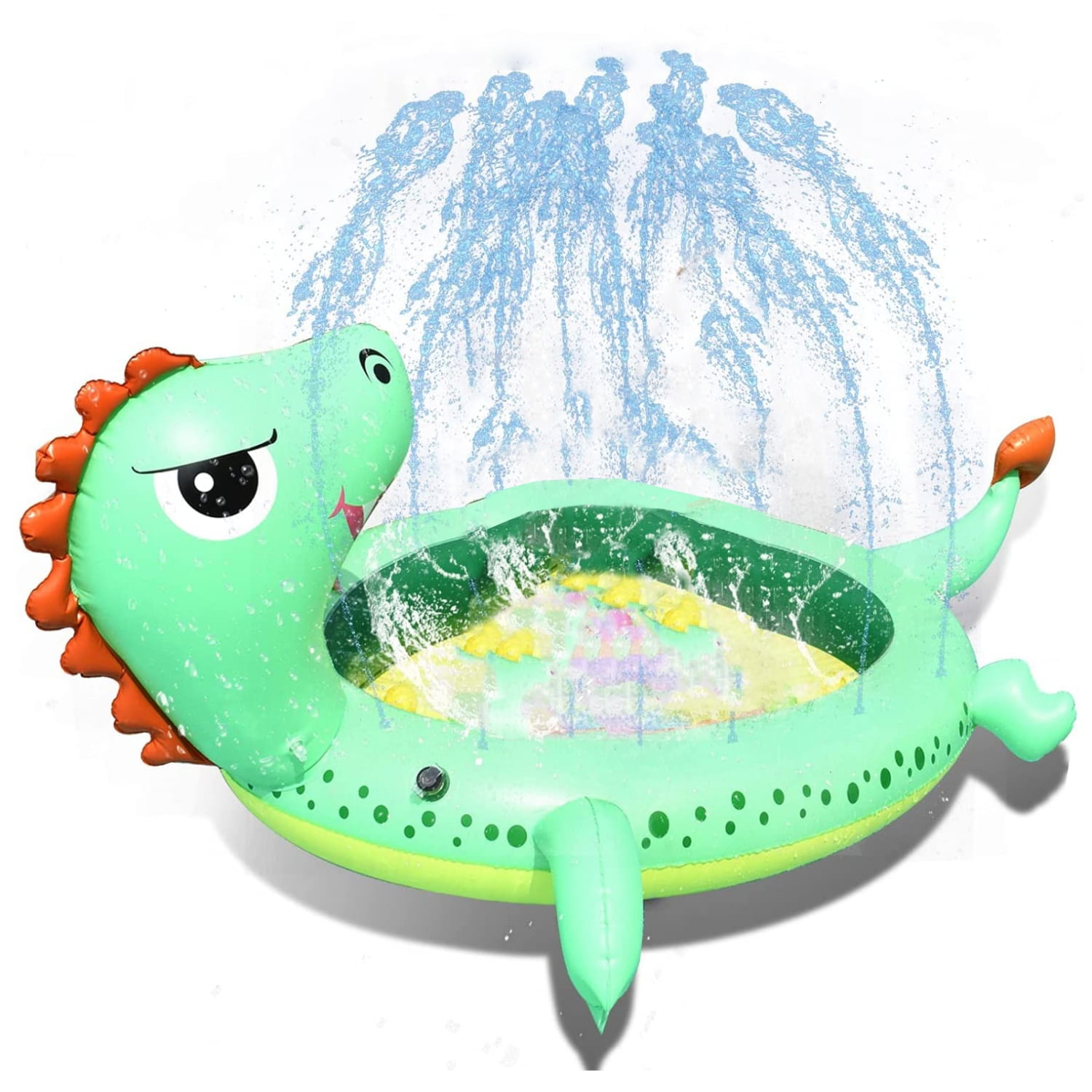 Kids Outdoor Large 77'' Inflatable Pool Sprinkler Dinosaur Splash Pad ...