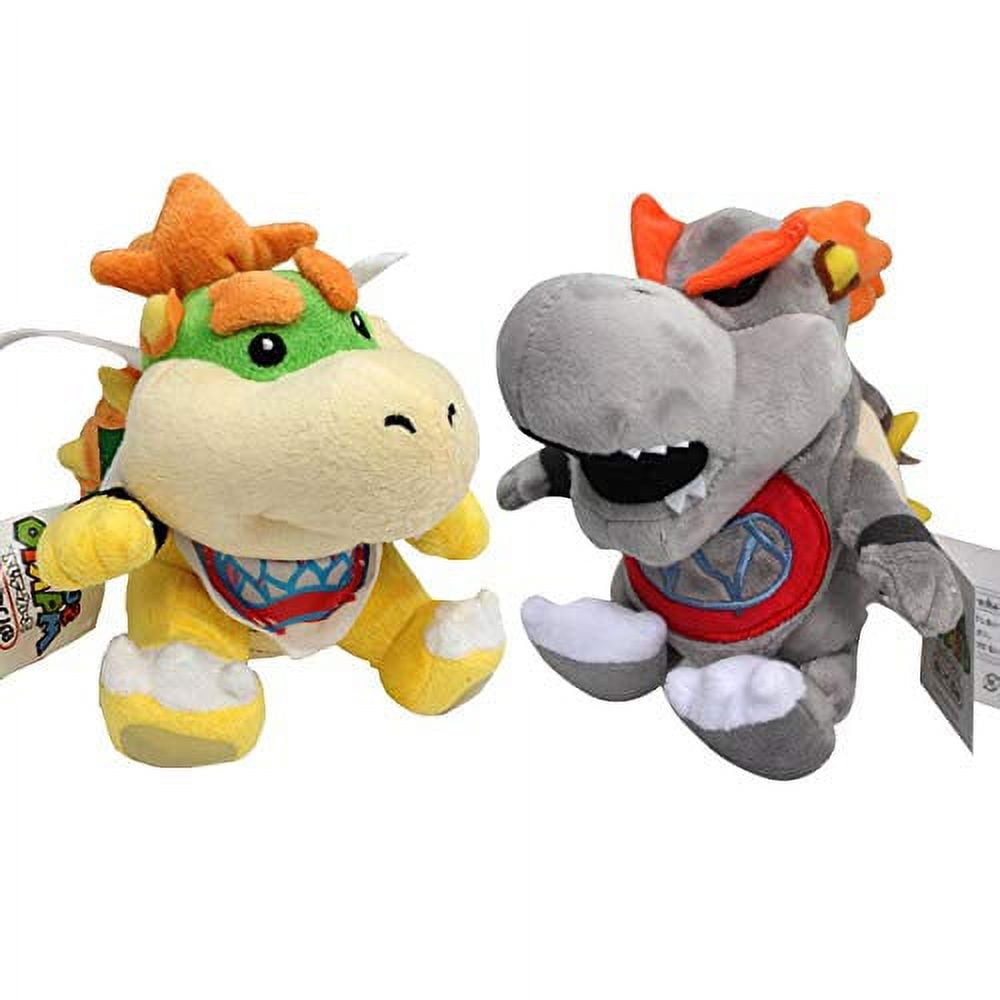 Altay Super Mario Baby Bowser Jr Plush Toys 2 in 1 Set with Travel Bag ...
