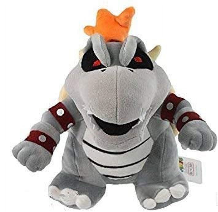 Altay Toys Super Mario Gray Bowser King Koopa Jumbo Size Stuffed Plush ...