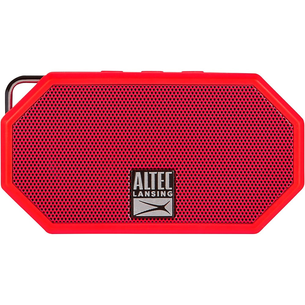 Altec Lansing Mini H2O 3 Portable Waterproof Bluetooth Speaker Red ...