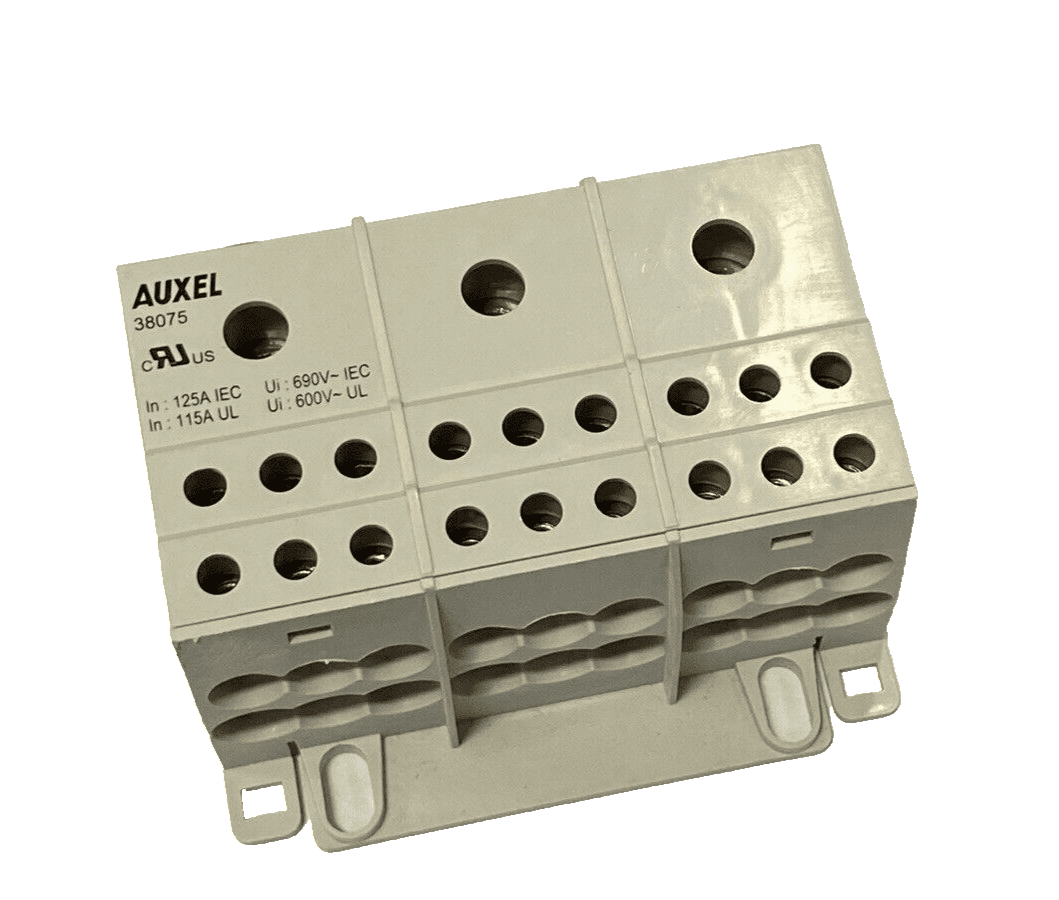 Altech Corp 38075, 3 Phase Power Distribution Block, 115A, 600V ...
