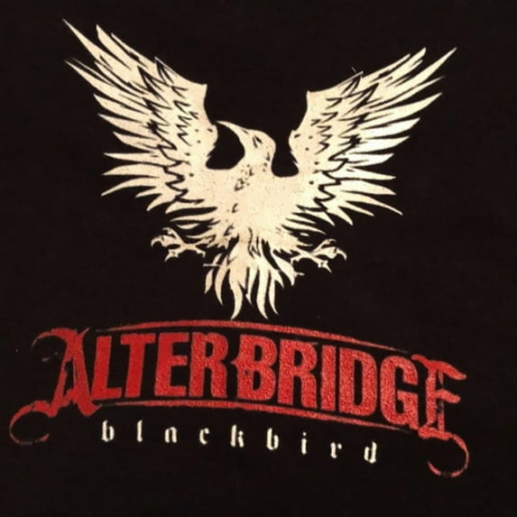 Alter Bridge Blackbird T-Shirt Short Sleeve Cotton Black Men Size S to ...