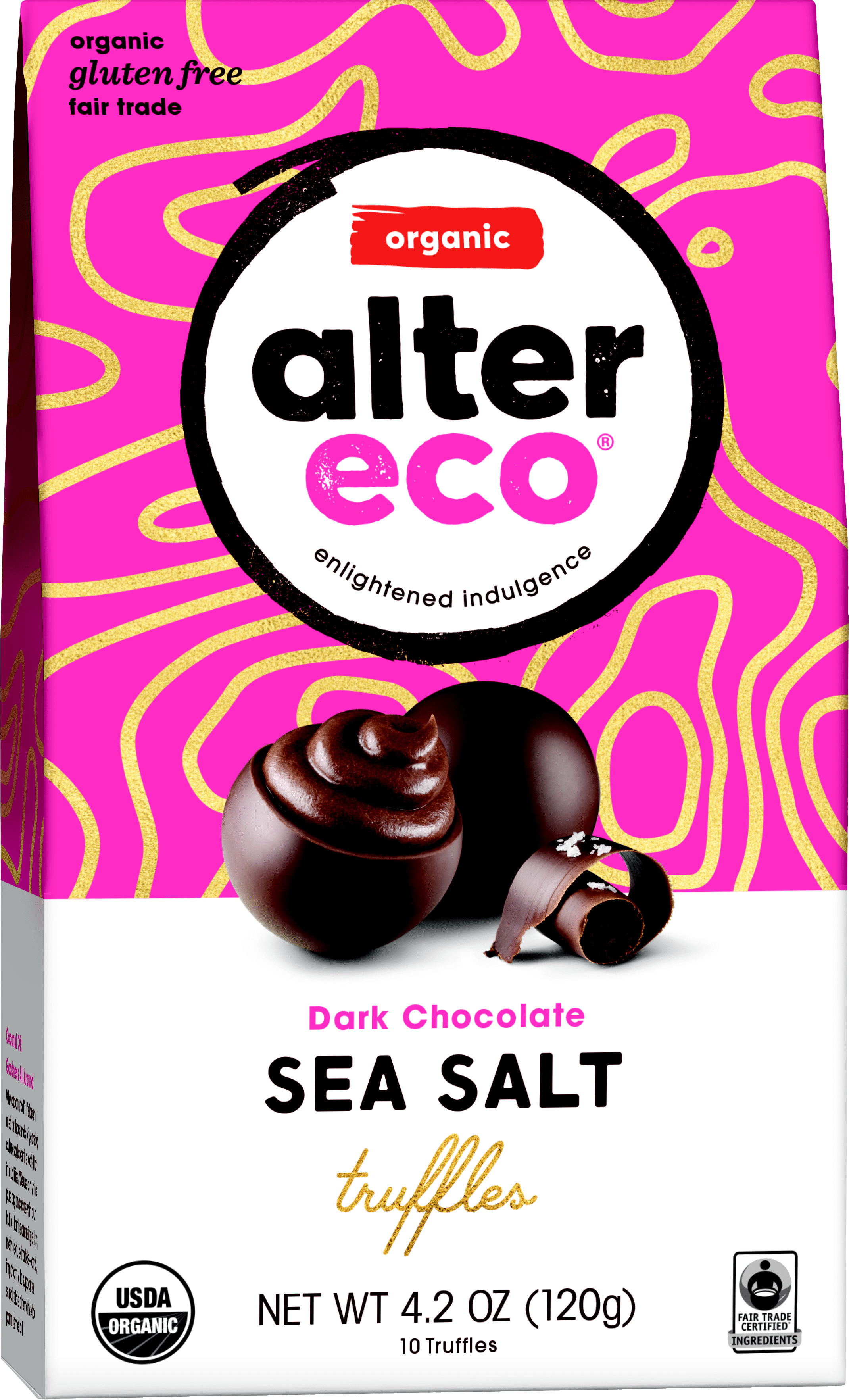 Alter Eco - Sea Salt Organic ChocolateTruffles, 10ct - Walmart.com