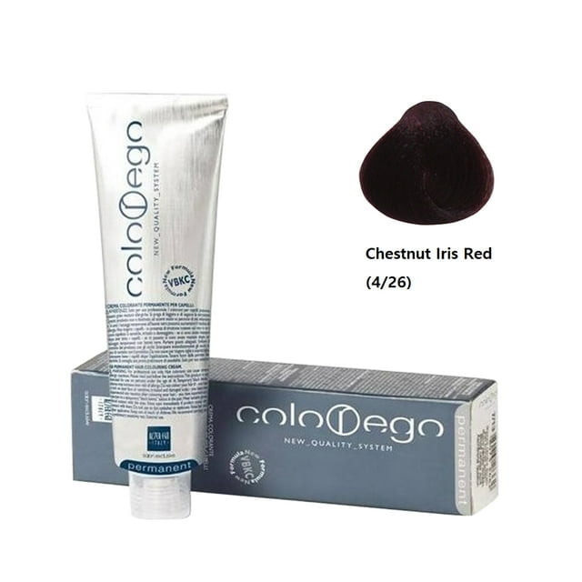 Alter Ego Colorego Permanent Hair Colouring Cream, Chestnut Iris Red, 1 ...