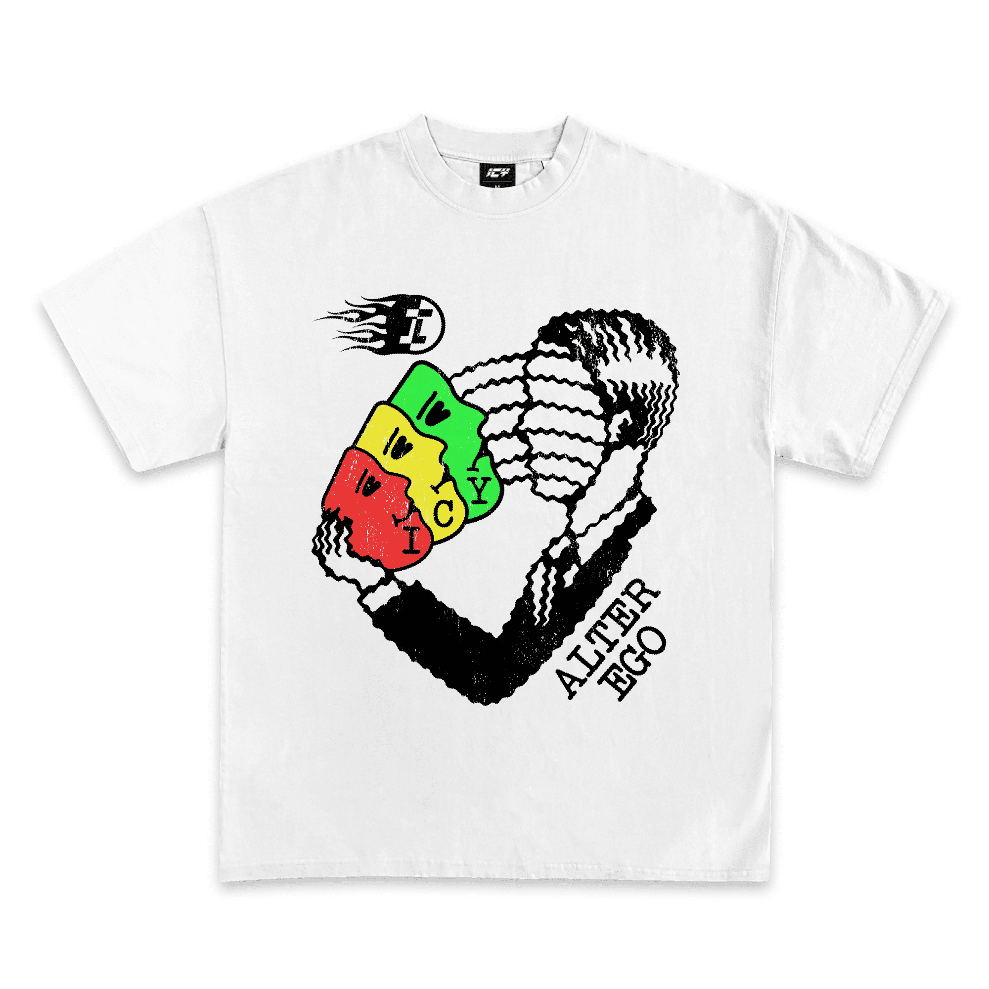 Alter Ego Graphic T Shirt Tee Unisex, Color: White, Size: 4XL - Walmart.com