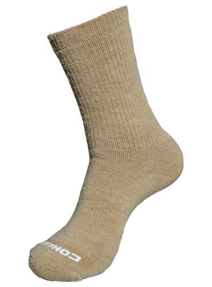 Altera Men's Conquer Light Weight Crew Socks, Tan, Medium (5-9 ...