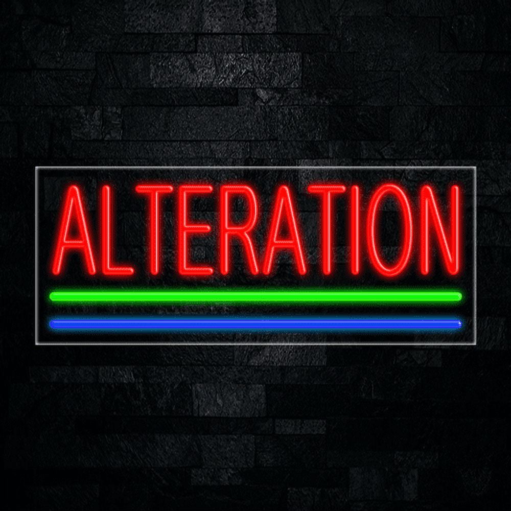 Alteration-LED Neon Sign 30"L x 12"H #30008 - Walmart.com