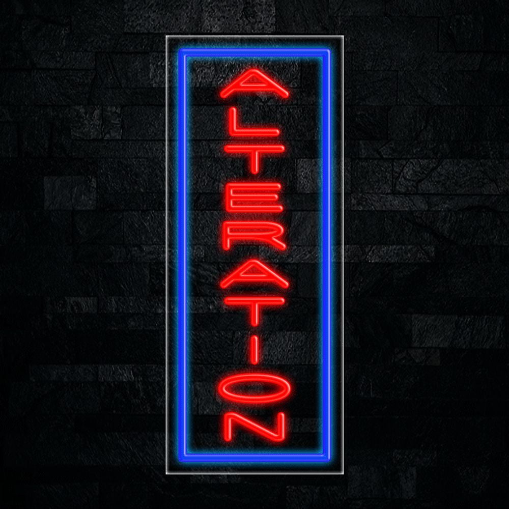 Alteration-LED Neon Sign 30"L x 12"H #30961 - Walmart.com