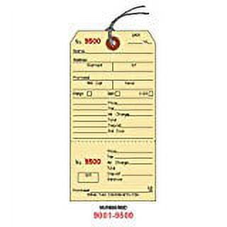 Alteration Tags with String and Coupon Stub, Manila, 3.125 x 6.25 ...