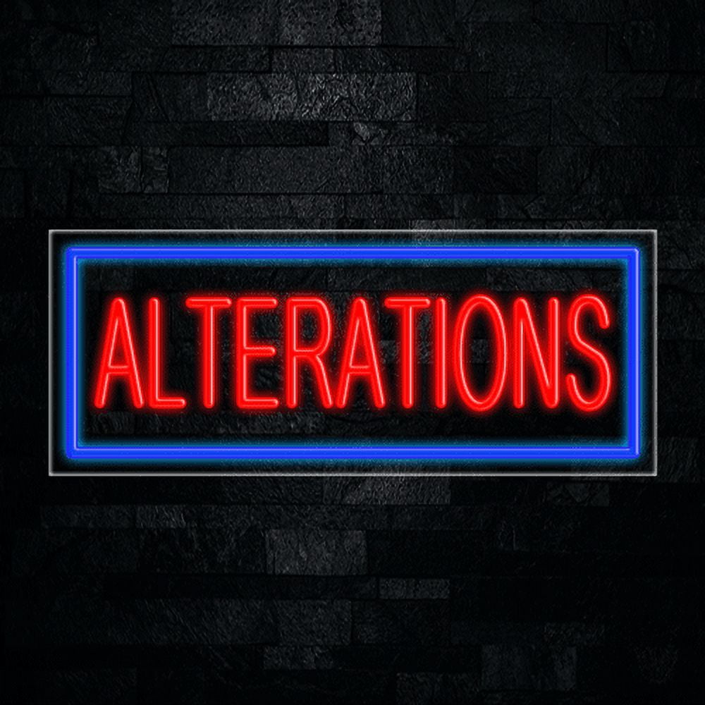 Alterations LED Neon Sign 30"L x 12"H #30506 - Walmart.com