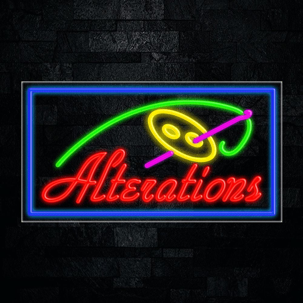 Alterations-LED Neon Sign 33"L x 18"H #30405 - Walmart.com