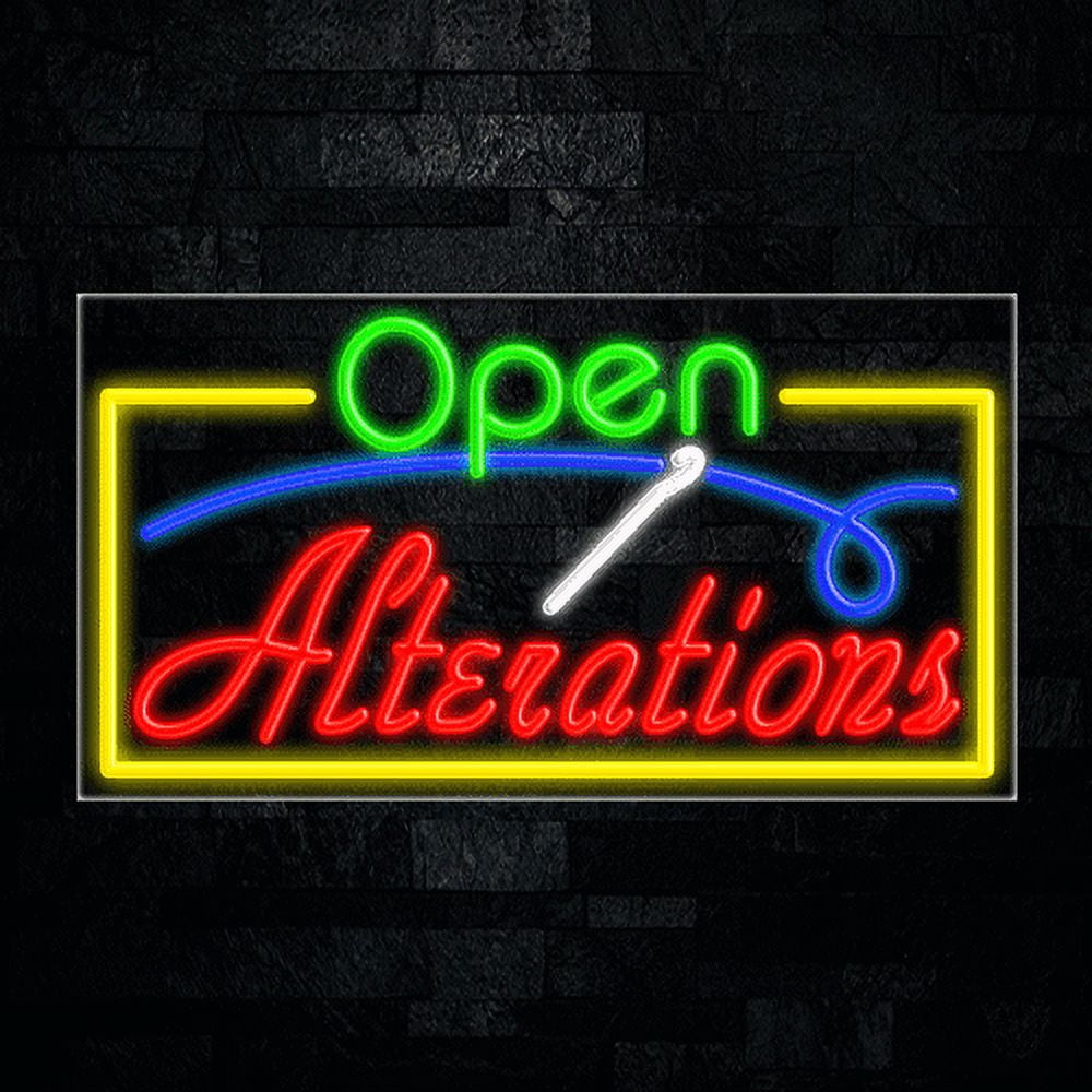 Alterations LED Neon Sign 33"L x 18"H #35444 - Walmart.com