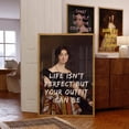 Altered Art Print Girly Gallery Wall Fashion Maximalist Dressing Room ...