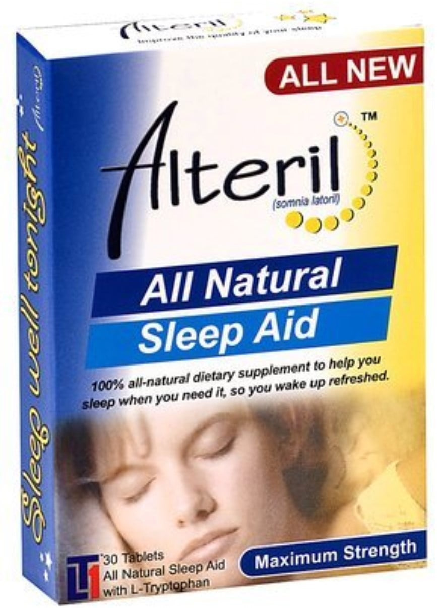Alteril All Natural Sleep Aid 30 Tablets (Pack of 4) - Walmart.com